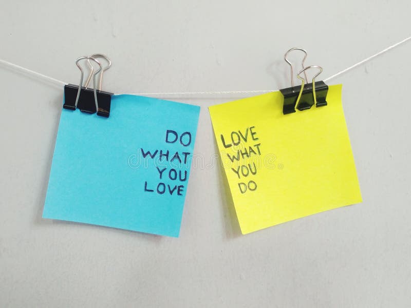 The Hanging Motivation Paper Note Today Stock Image - Image of today ...