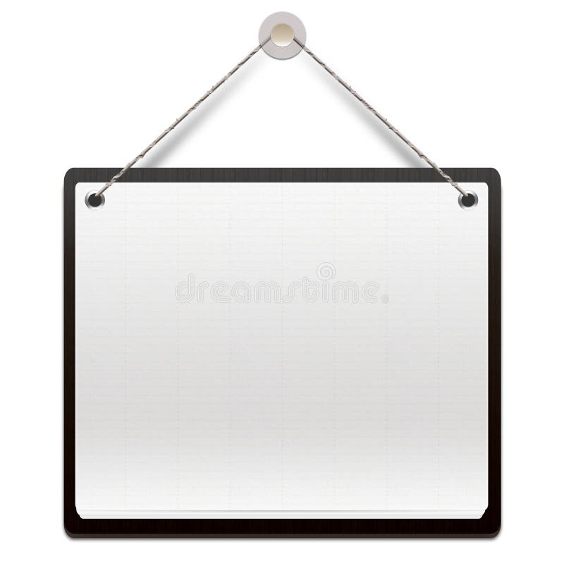 Hanging note stock illustration. Illustration of memo - 34184583