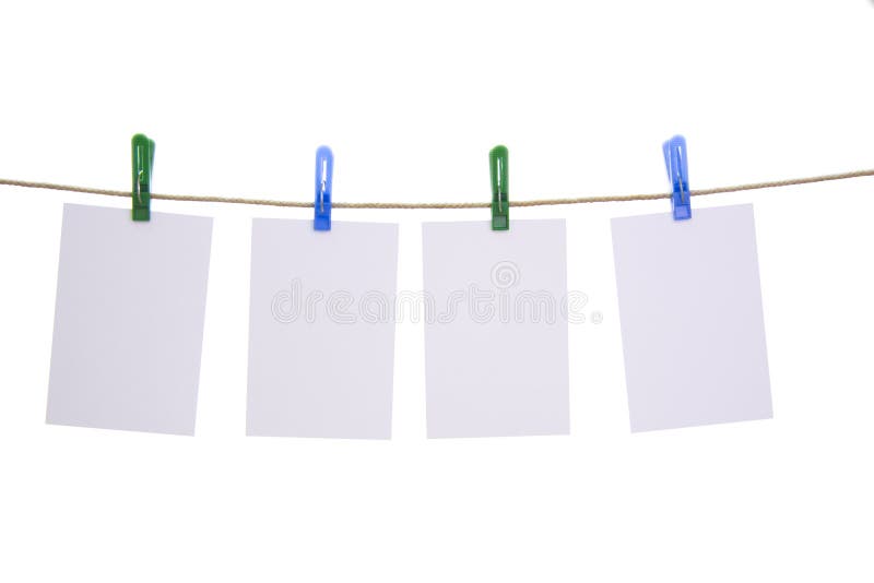 Hanging Paper Royalty Free Stock Photos - Image: 13216148