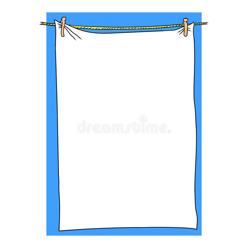 Hanging paper frame stock vector. Illustration of icon - 274457143