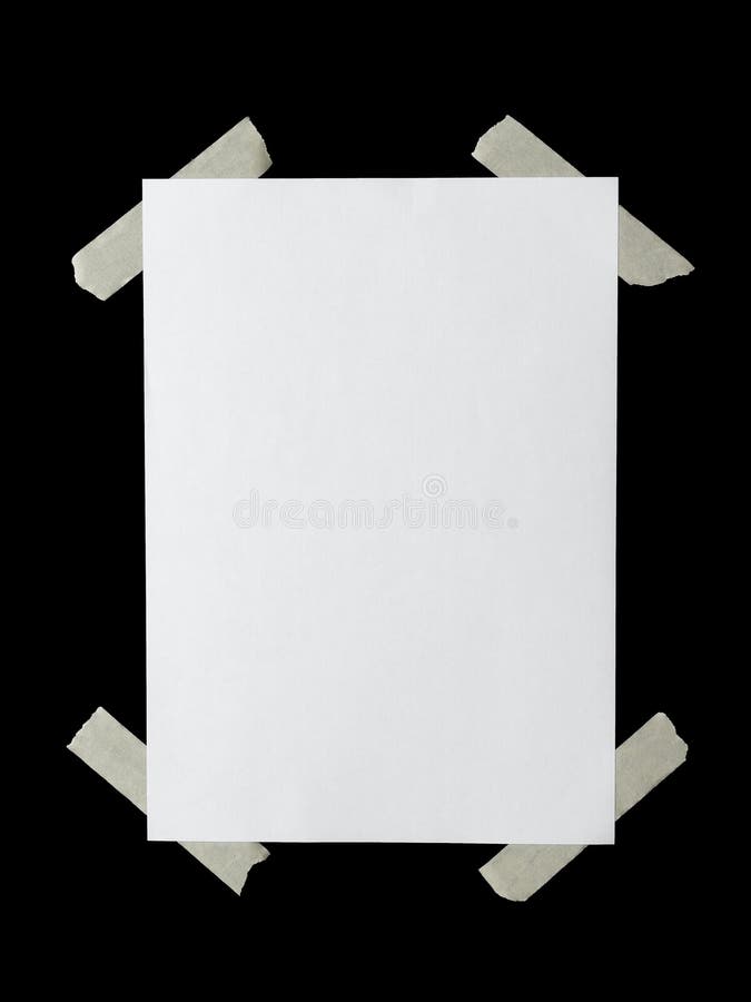 Old Taped Paper stock image. Image of obsolete, history - 3922497