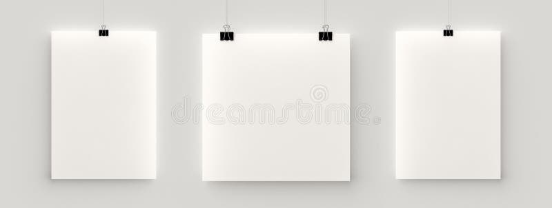Hanging poster stock illustration. Illustration of display - 55506044