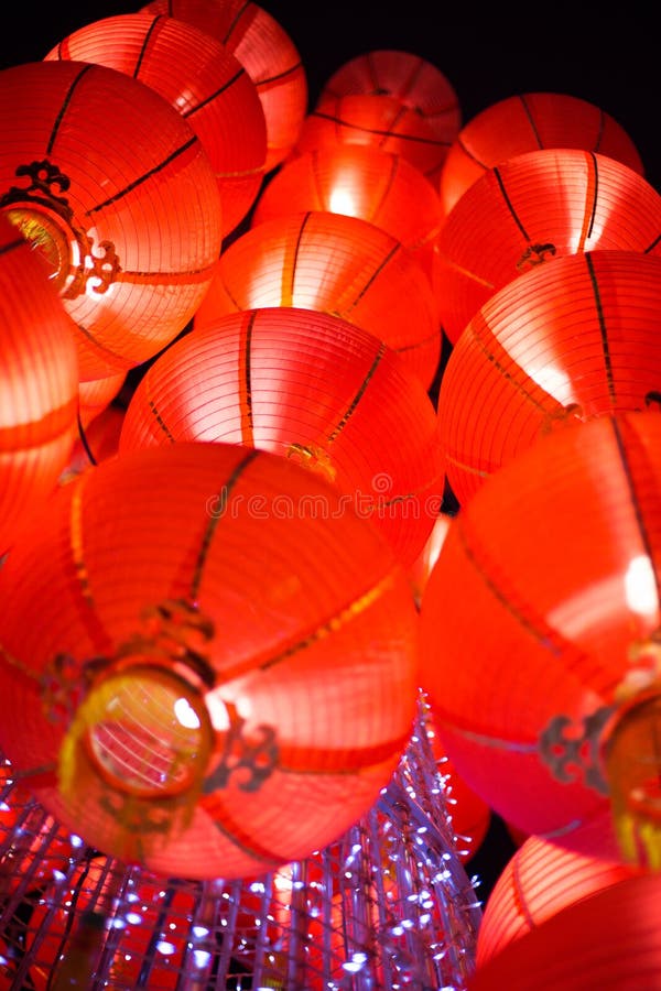 Hanging Red Lantern stock photo. Image of hanging, festival - 54508690