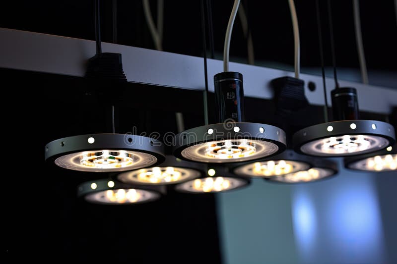 Hanging Sensor with Led Lights Array, Showing the State of Each Device ...