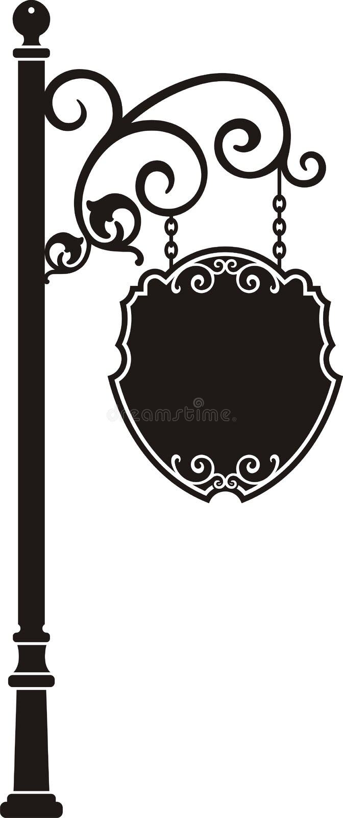Decorative Hanging Sign Stock Illustrations – 13,827 Decorative Hanging ...