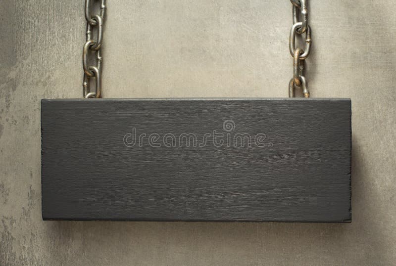 Hanging signboard board stock image. Image of business - 64961815