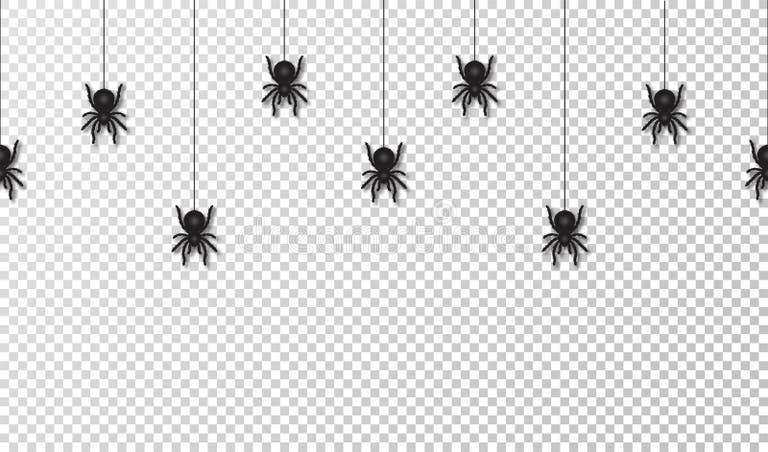 Halloween Spiders Transparent Background Stock Illustrations – 212 ...