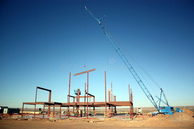Hanging Structural Steel stock image. Image of project - 69638619