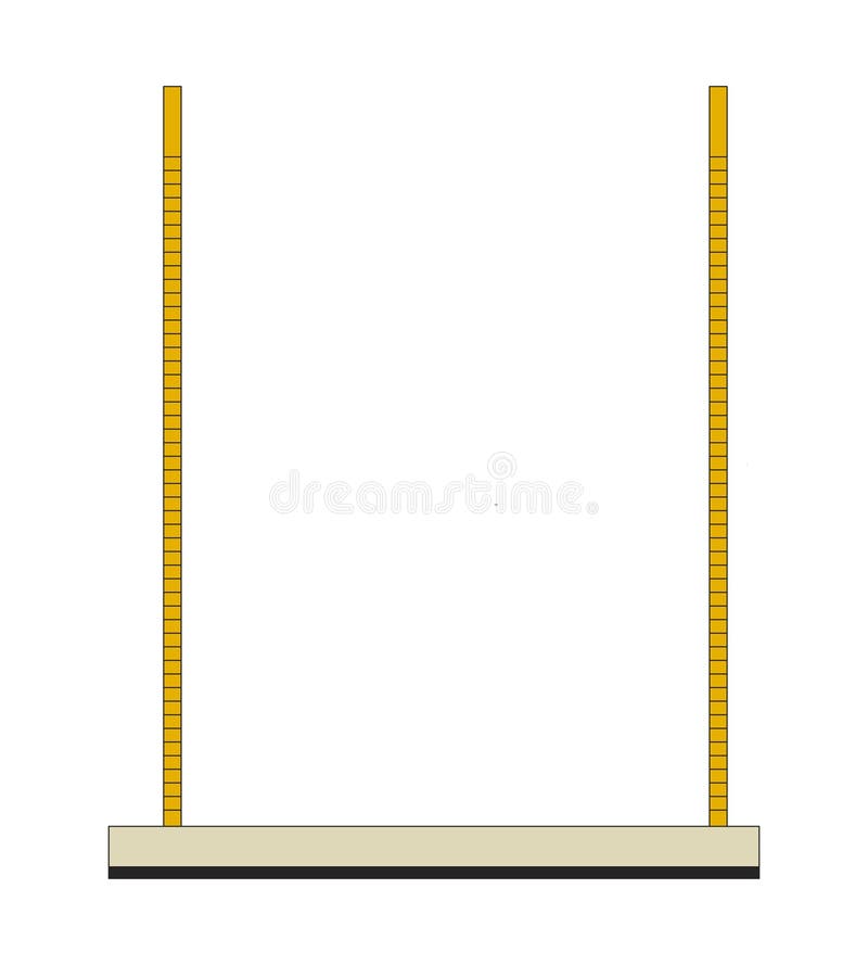 Hanging Swing 2D Linear Cartoon Object Stock Vector - Illustration of ...