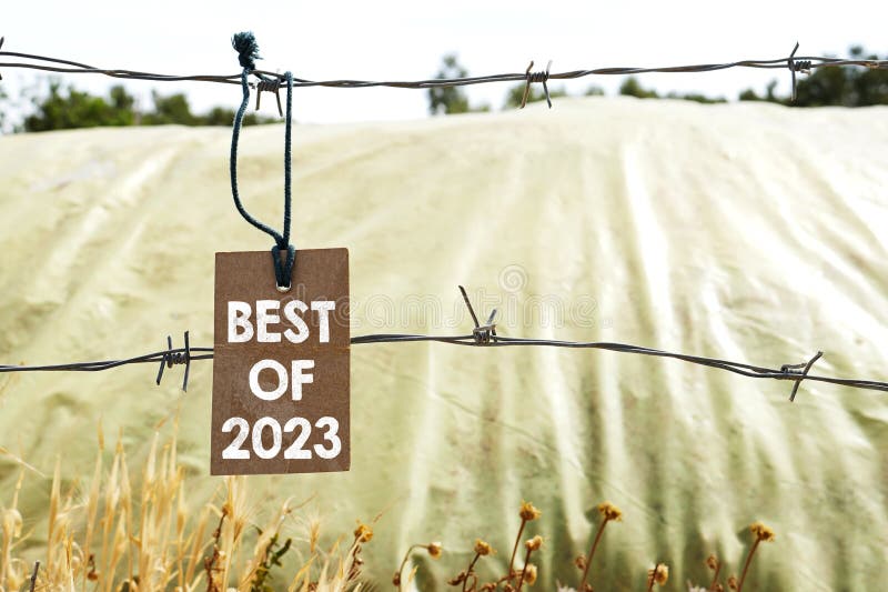 Hanging Tag with Best of 2023, New Year Concept Stock Image - Image of ...