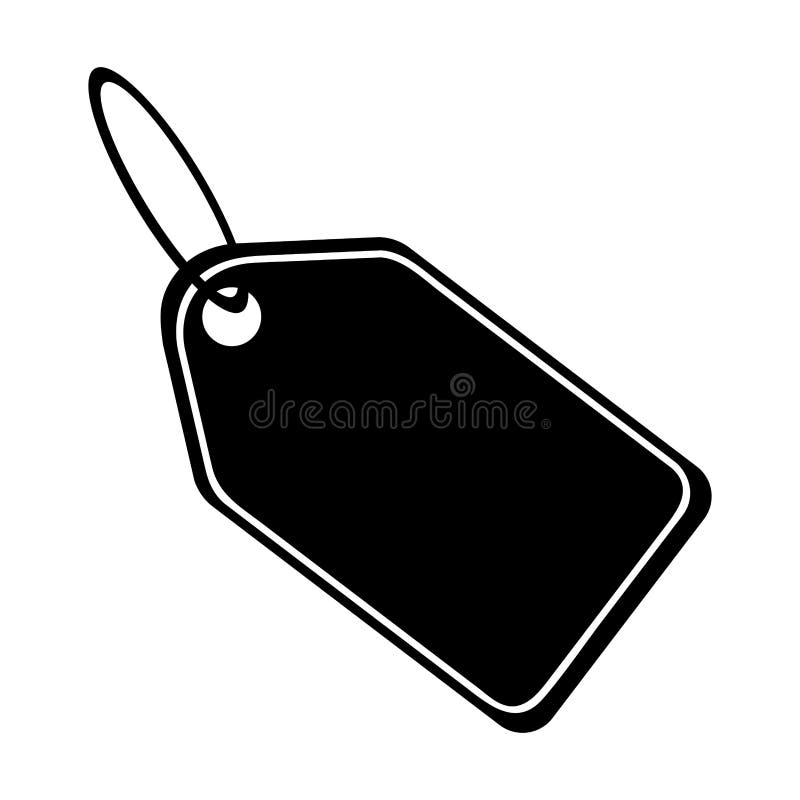 Hanging tag icon stock vector. Illustration of ornament - 80276796