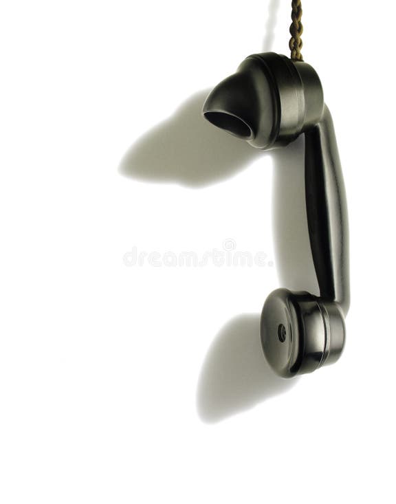 Hanging telephone receiver stock photo. Image of communications - 2643174