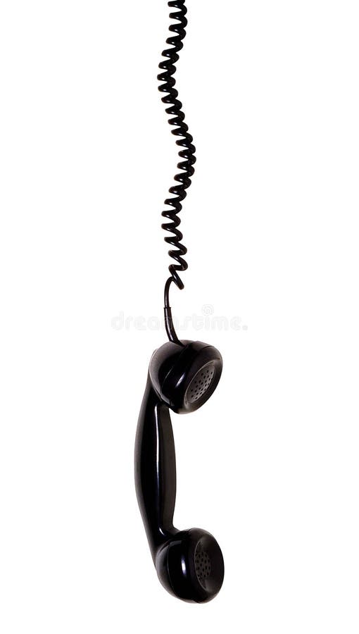 Hanging on the telephone.. stock image. Image of cabine - 101379889