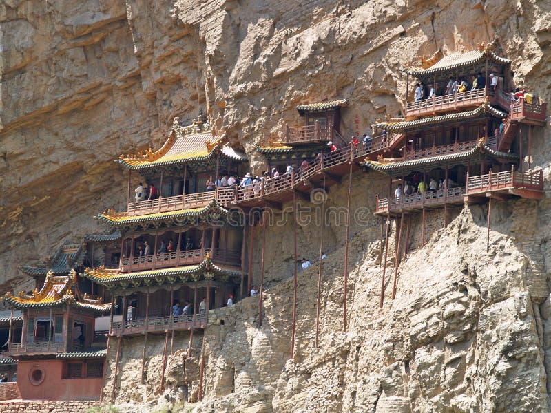Hanging Temple 5 stock photo. Image of travel, shanxi - 7984476