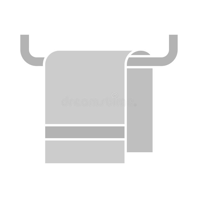 Hanging Towel Icon Vector Design Template Stock Illustration ...