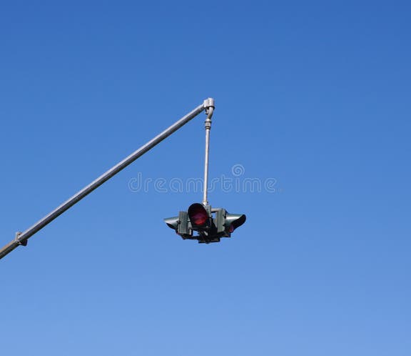 Hanging traffic light stock image. Image of cable, hook - 37533231
