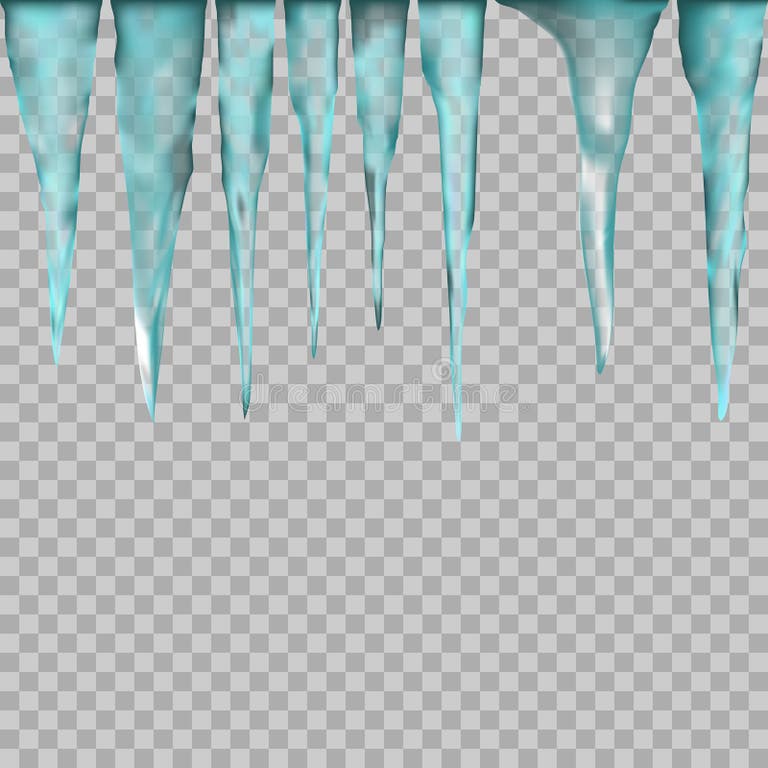 Icicles Transparent Background Stock Illustrations – 818 Icicles ...