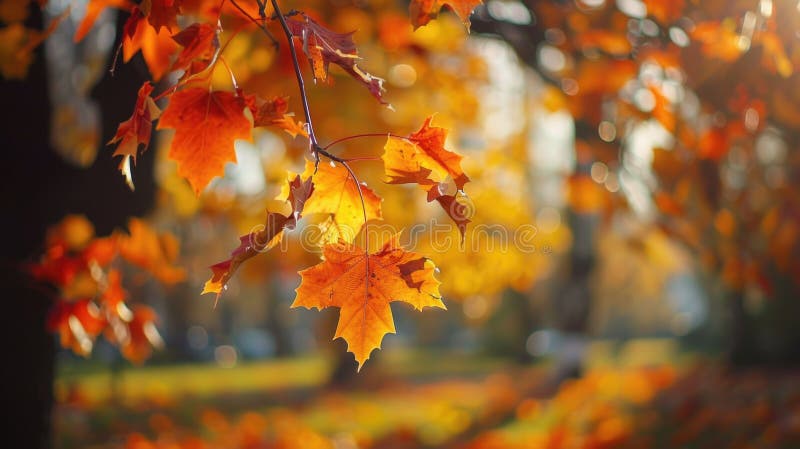 Hanging Tree Leaves stock photo. Image of dangling, environmental ...