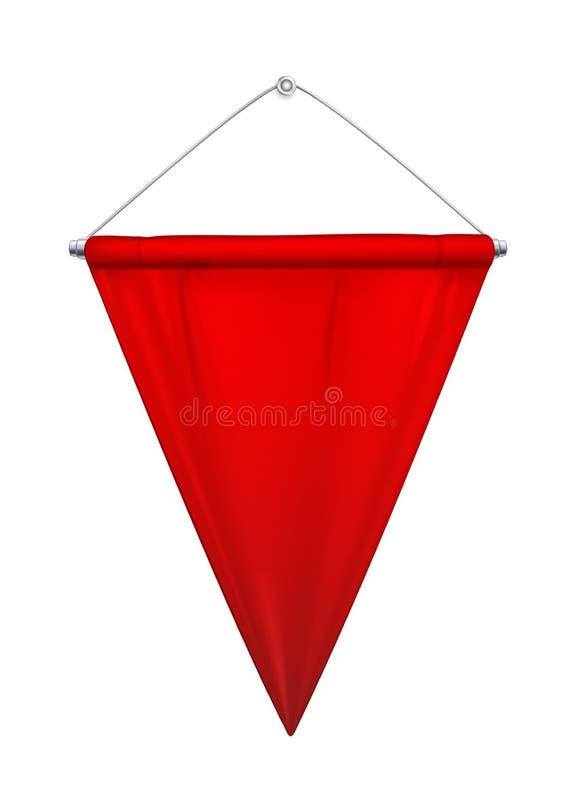 Hanging Triangle Pennant Composition Stock Vector - Illustration of ...