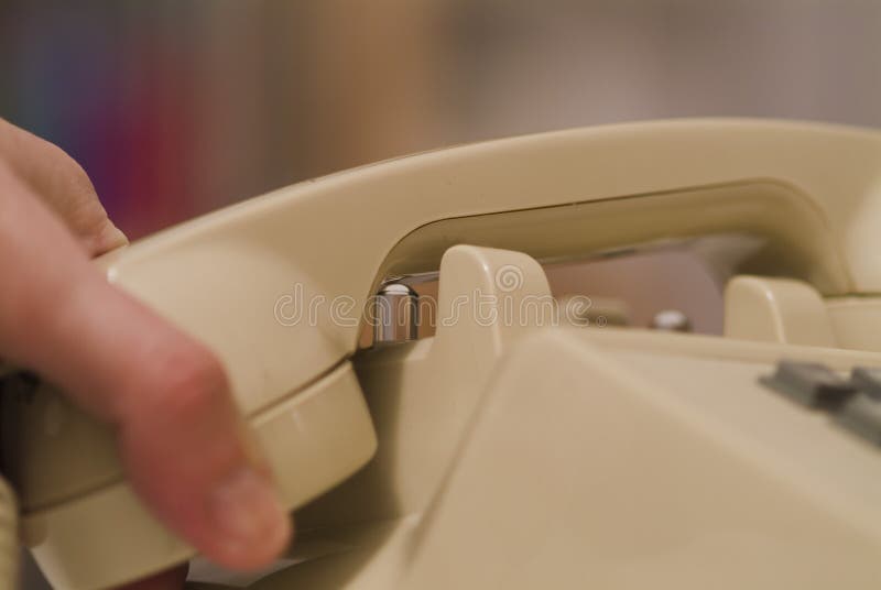 Hanging up the phone stock photo. Image of calling, contact - 2028320