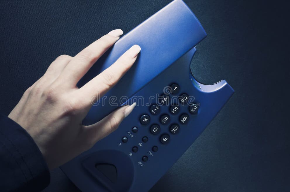 Hanging up the phone stock photo. Image of contacting - 22345038