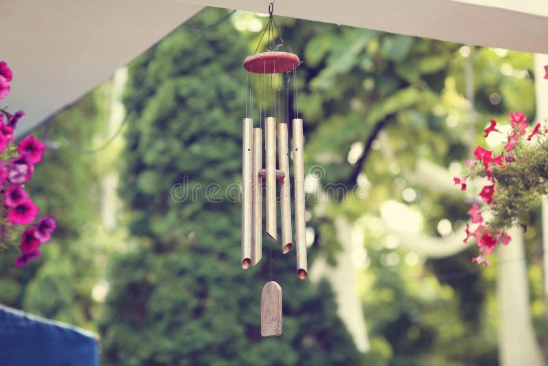 Wind chimes stars stock photo. Image of heavenly, melody - 585838