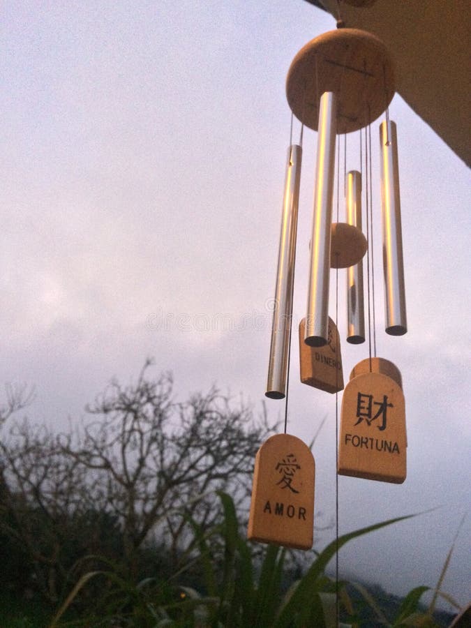 Hanging Wind Rattle, Dreaming in the Air Stock Image - Image of ...