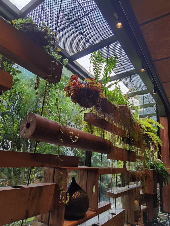 Hanging wood log garden stock photo. Image of wood, house - 221955546