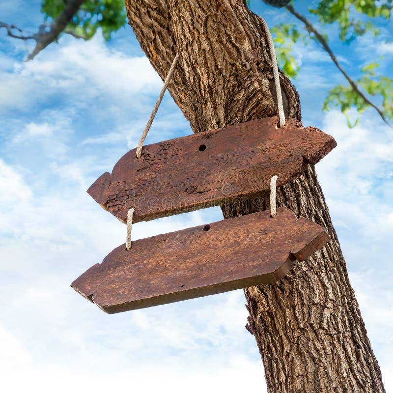 Hanging Wooden Signboard stock photo. Image of cloud - 35129174