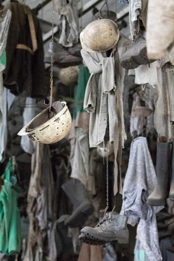 Old mine clothes room stock image. Image of change, miners - 18979533