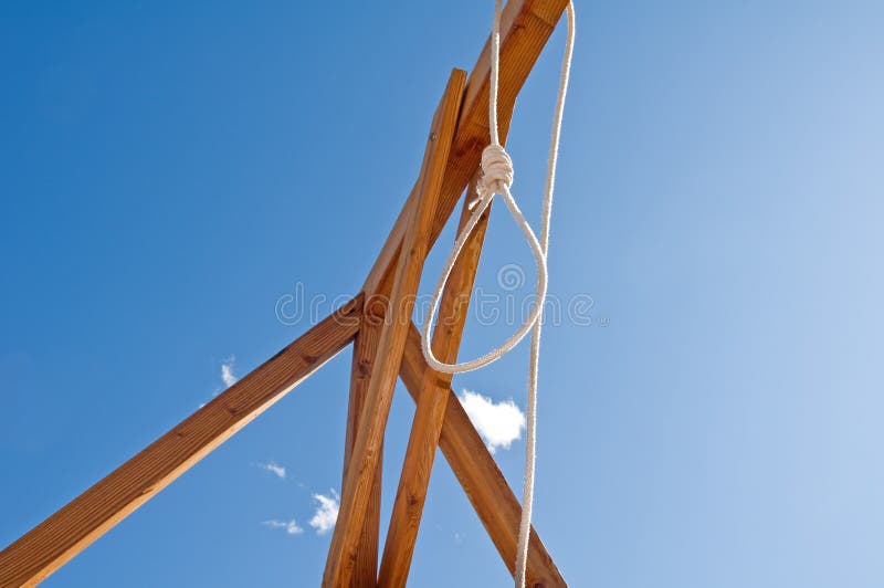 Hangman s noose stock image. Image of hang, gallows, death - 8490983