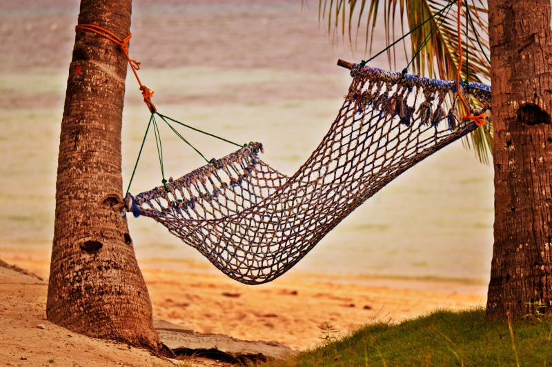 Hangmat op Sunset Beach stock foto. Image of hawaï, nave - 8831334