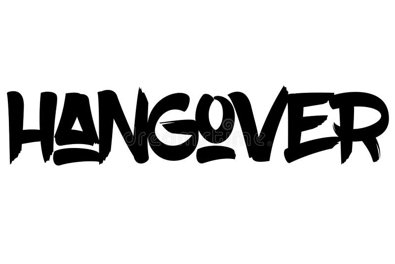 Hangover Sign stock vector. Illustration of hangover - 27743036
