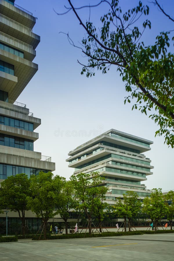 Hangzhou Normal University Architectural View Editorial Stock Photo ...