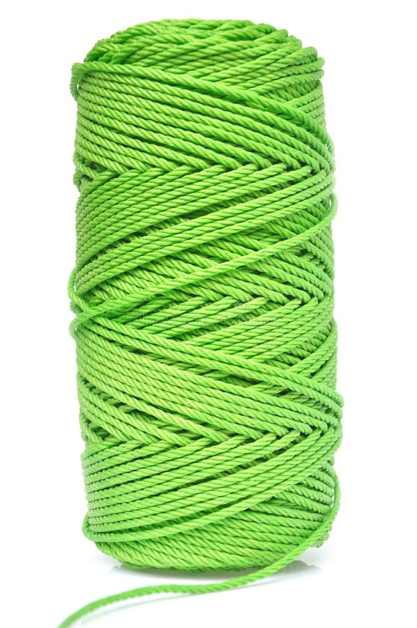 Hank of green rope stock image. Image of string, straight - 26856091