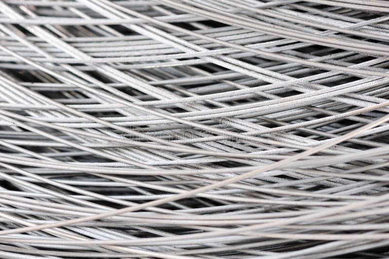 Hank of Metal Wire Background Stock Image - Image of technology, detail ...