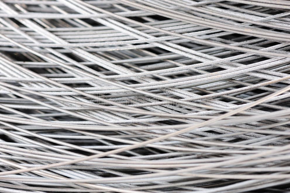 Hank of Metal Wire Background Stock Image - Image of technology, detail ...