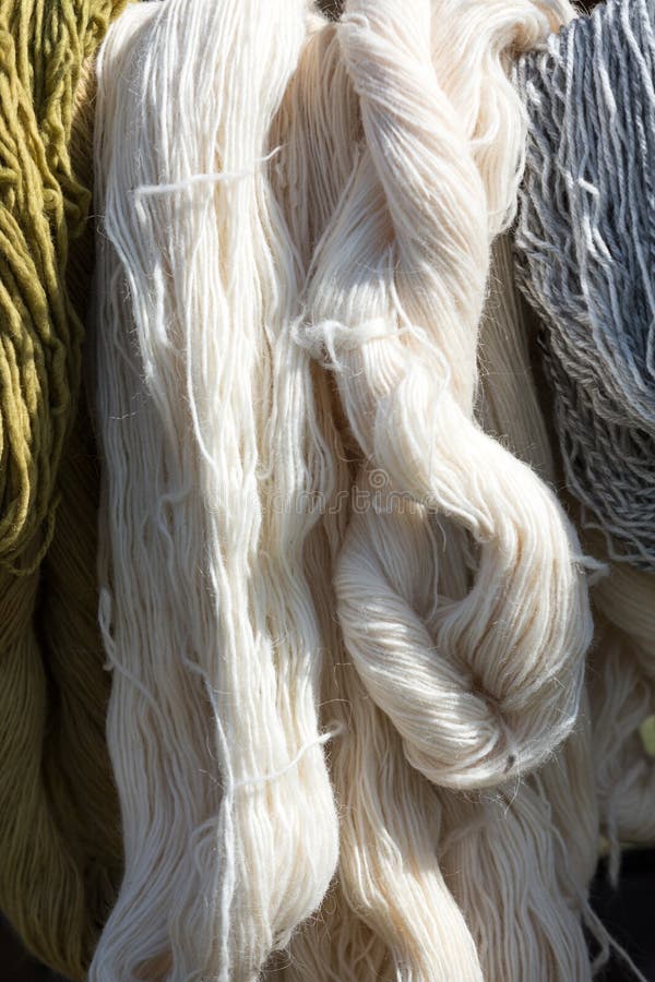 Hank of wool yarn stock photo. Image of isolated, inventory - 46847032