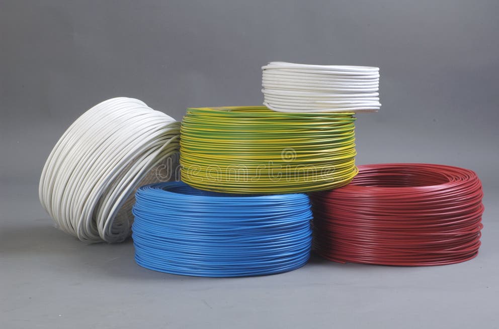 Hanks of wire stock image. Image of colorful, communication - 12540663