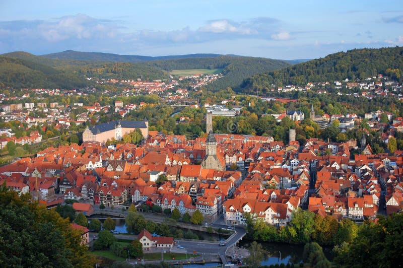 Hann. Muenden, Germany stock image. Image of cloud, muenden - 18768341