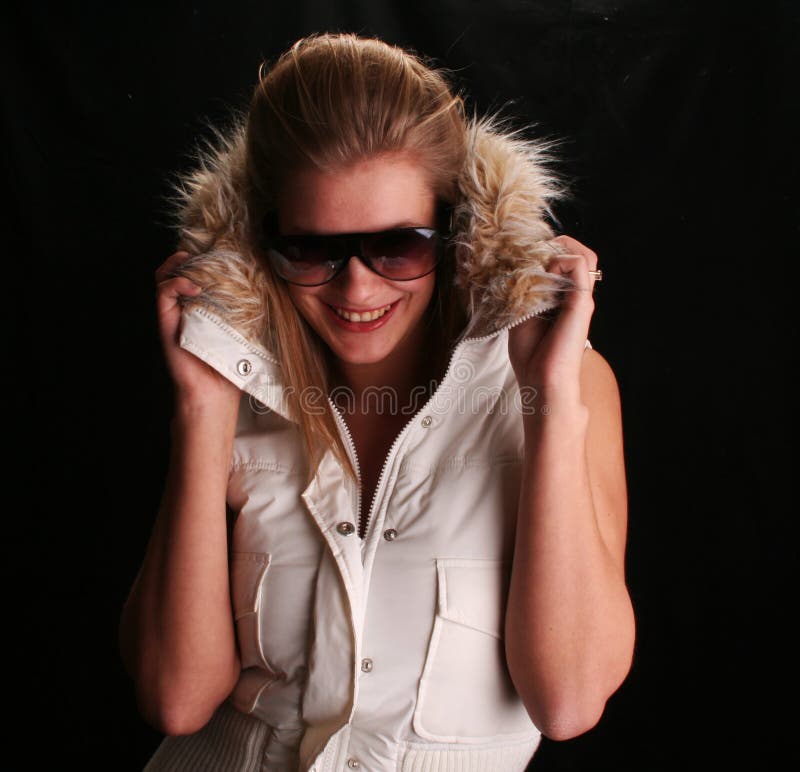 Hannah sexy photo stock. Image du noir, isolement, ouvrir - 702642