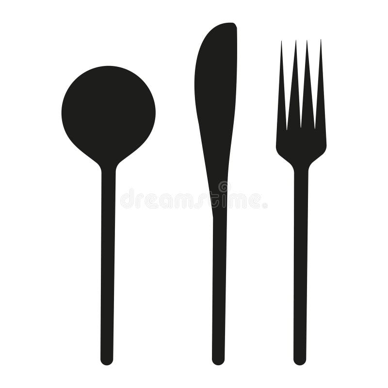 Spoon, Knife, Forks. Cutlery Icon. Restaurant Business Template ...