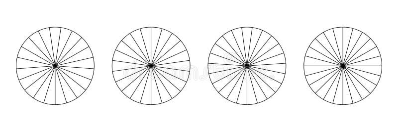 Diagram Wheel Parts. Segmented Charts Collection. Many Number of ...