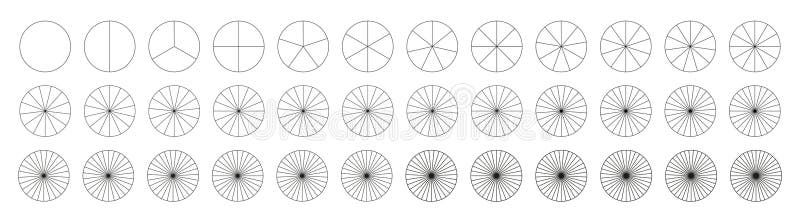 Circle Divided 10 Equal Parts Stock Illustrations – 27 Circle Divided ...