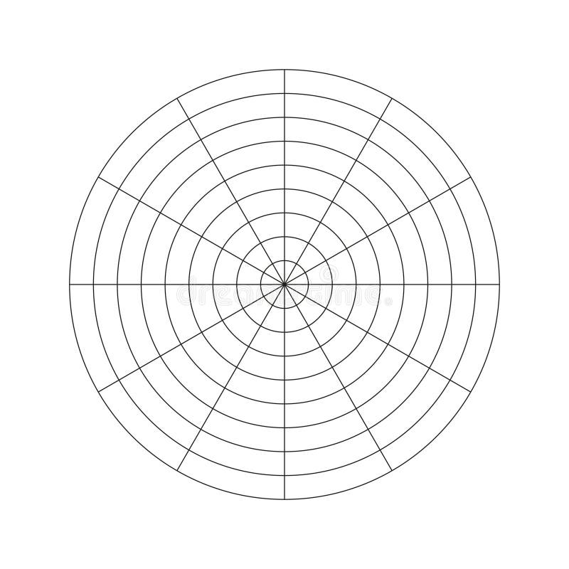 Circle Divided 12 Equal Segments Stock Illustrations – 18 Circle ...