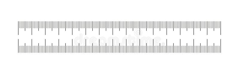 Measuring Chart 15 Centimeters. Ruler Scale Template. Metrics Indicator ...