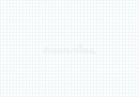 Squared Wide Blue Grid Paper. Notebook Sheet Blank. Mathematics Pattern ...