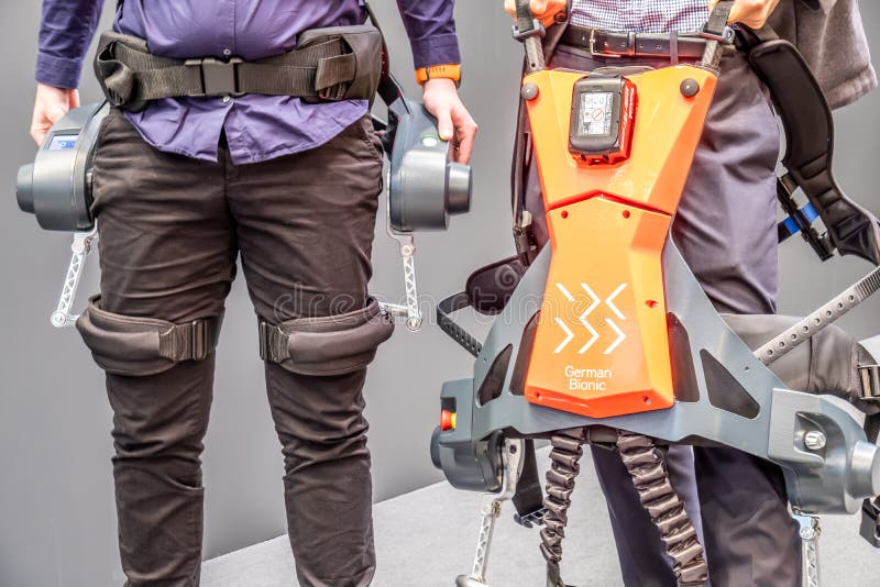 Hannover , Germany - April 02 2019 : German Bionic Presents First Robot ...