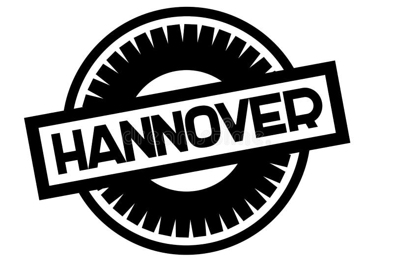 Hanover Stamp Rubber Grunge Stock Illustration - Illustration of aged ...