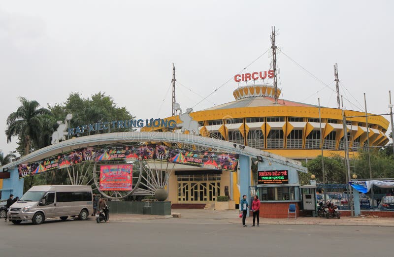 Hanoi Circus Vietnam editorial image. Image of entertainment - 87614570